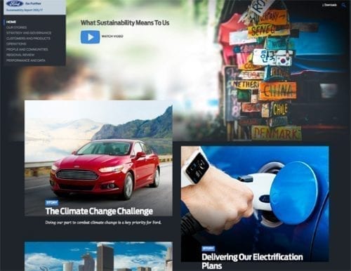Ford Releases Annual Sustainability Report - Autosphere