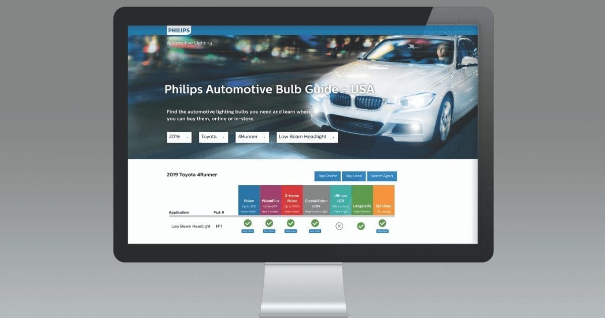 Philips Bulb Look Up Streamlines Upgrade - Autosphere